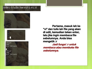 Teks editor (vim) | PPT