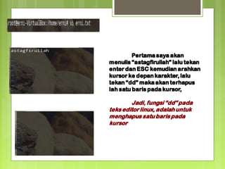 Teks editor (vim) | PPT