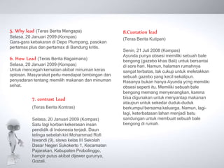 "Teks Editorial" Bahasa Indonesia kelas XII | PPTX