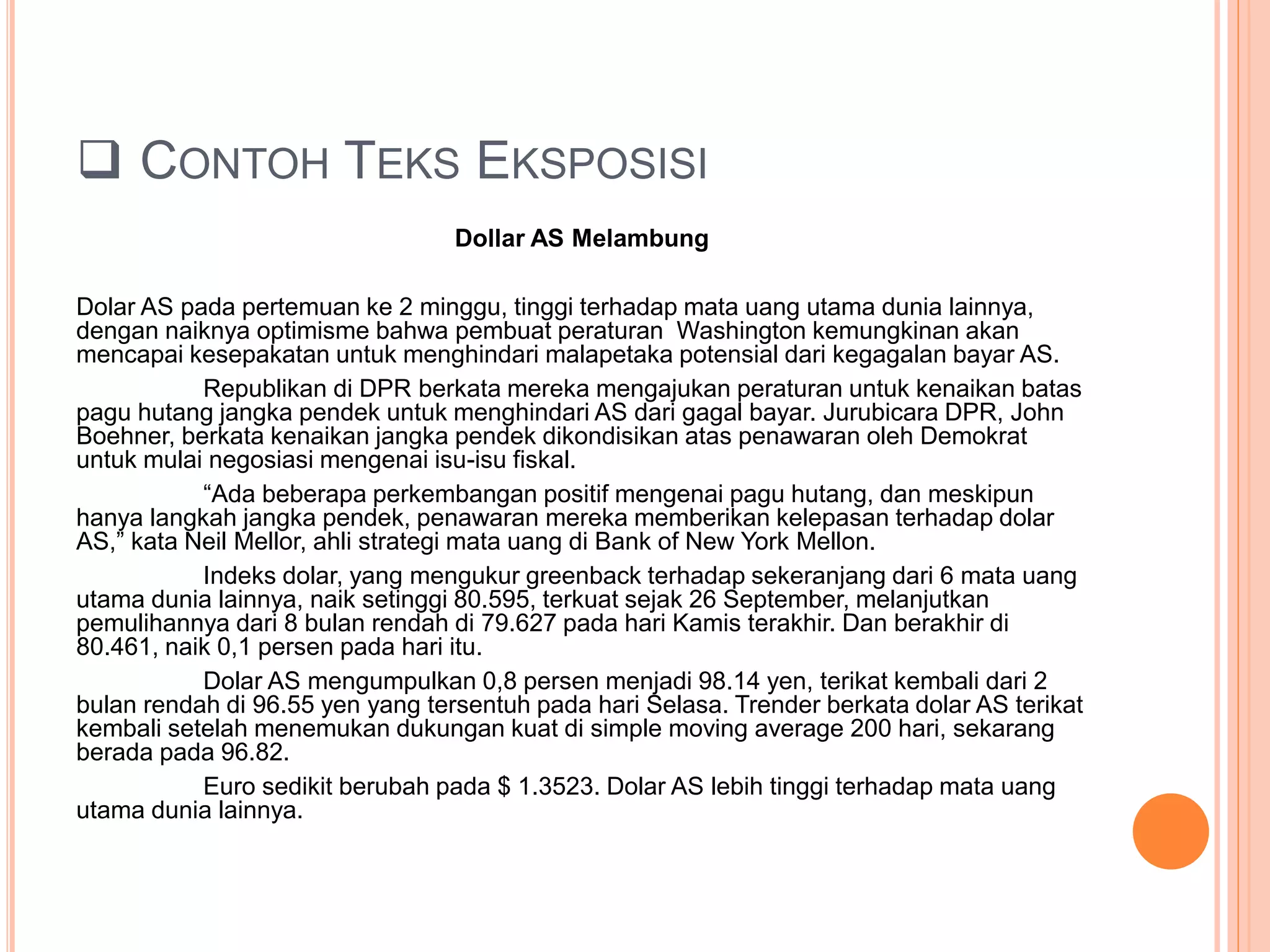 Teks eksposisi | PPT