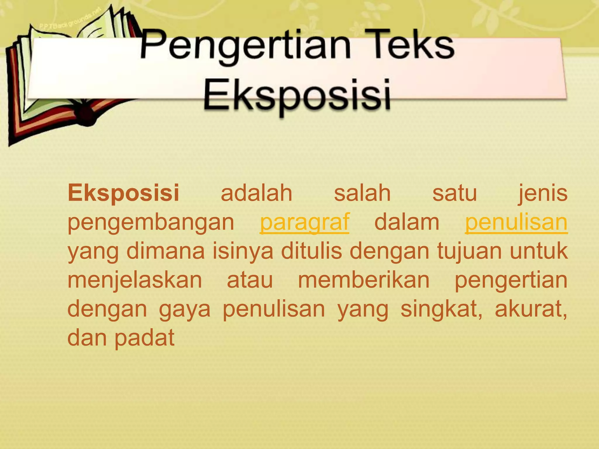 Teks eksposisi | PPTX