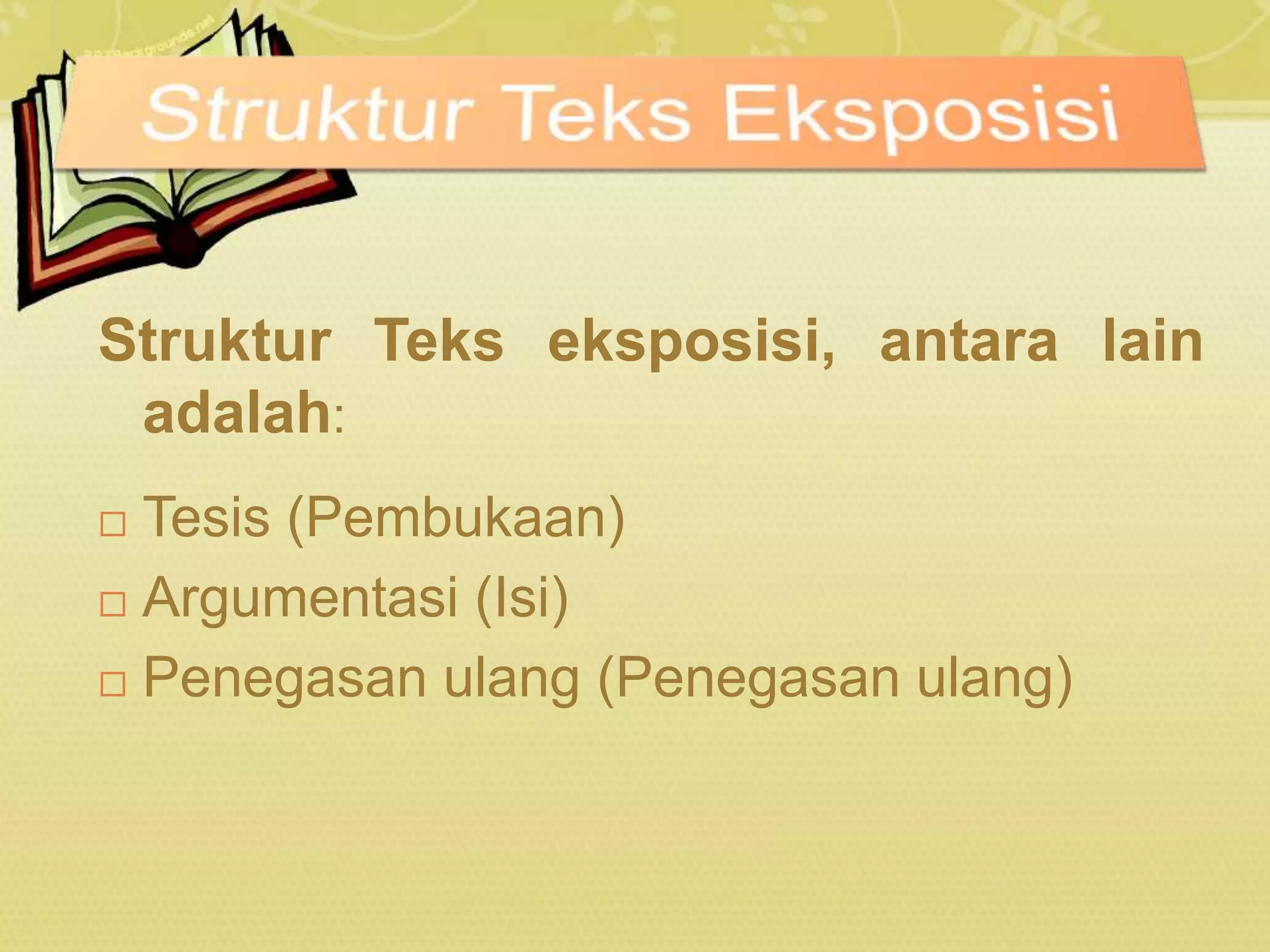 Teks eksposisi | PPTX