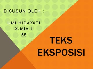 Teks Eksposisi | PPTX