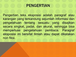 Teks Eksposisi | PPTX