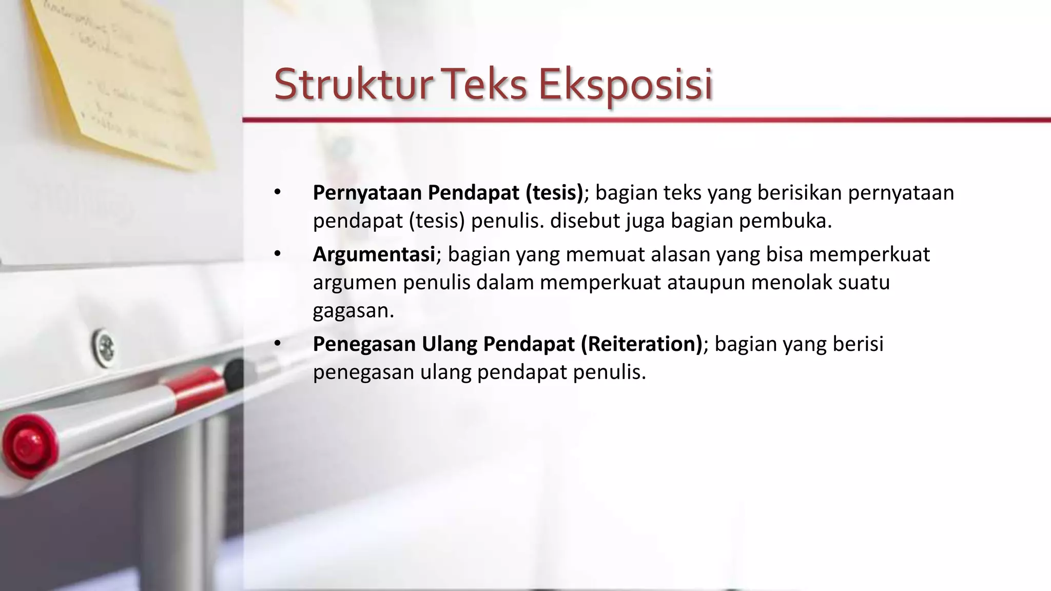Teks Eksposisi Bahasa Indonesia | PPTX