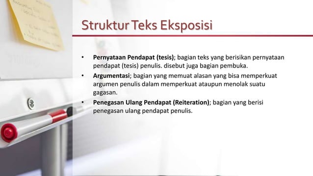 Teks Eksposisi Bahasa Indonesia | PPTX