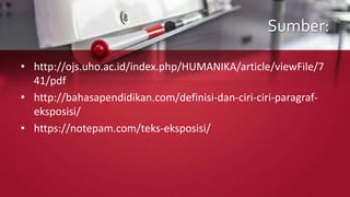 Teks Eksposisi Bahasa Indonesia | PPTX