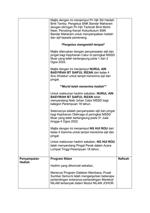 Teks Emcee Perhimpunan Rasmi.docx