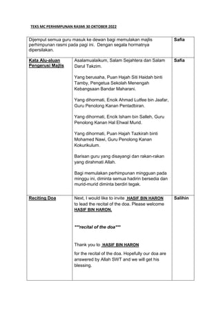 Teks Emcee Perhimpunan Rasmi 3.docx