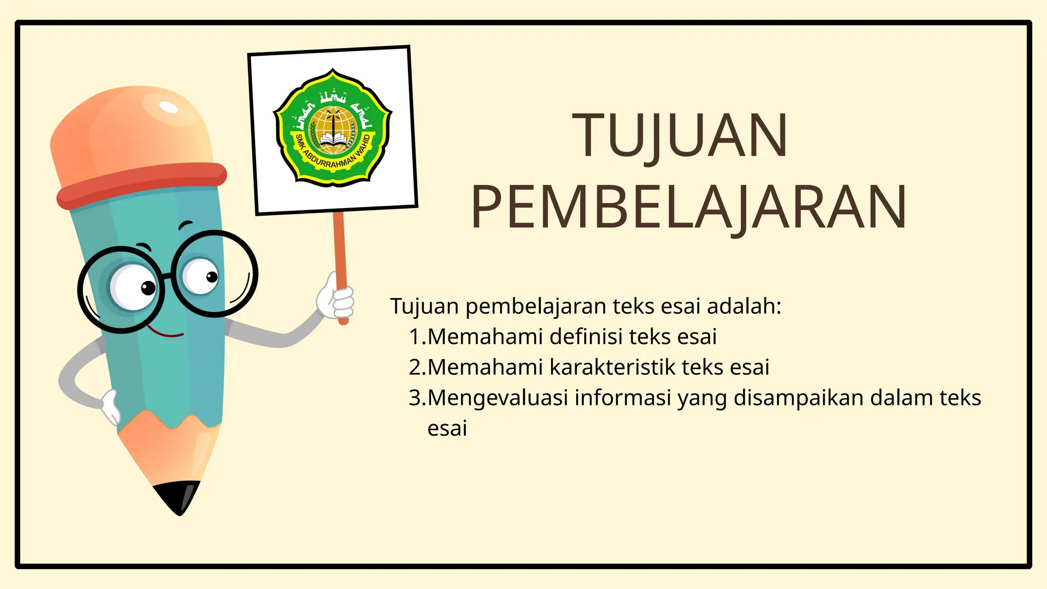 Materi Bahasa Indonesia Teks Esai untuk kelas XII fase F | PPTX
