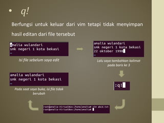Teks Editor Vim | PPT