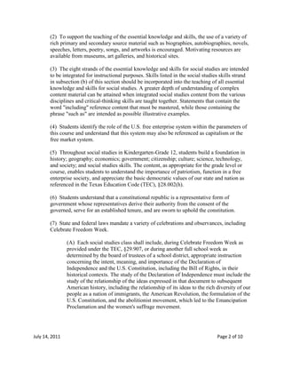 TEKS GRADE 6 2011 2012 | PDF