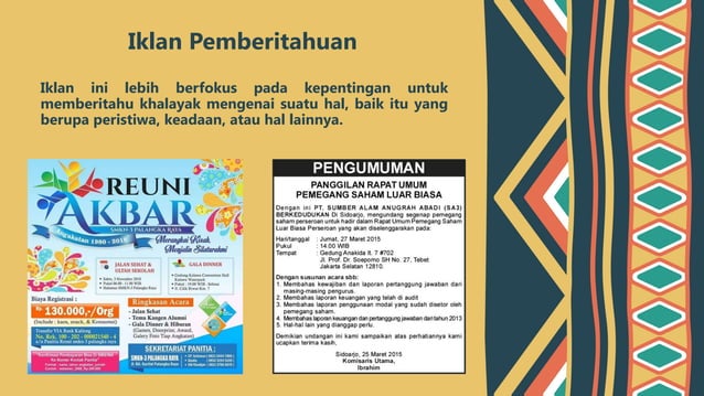 Teks Iklan kelas 8 kurikulum merdeka 2024 | PPTX