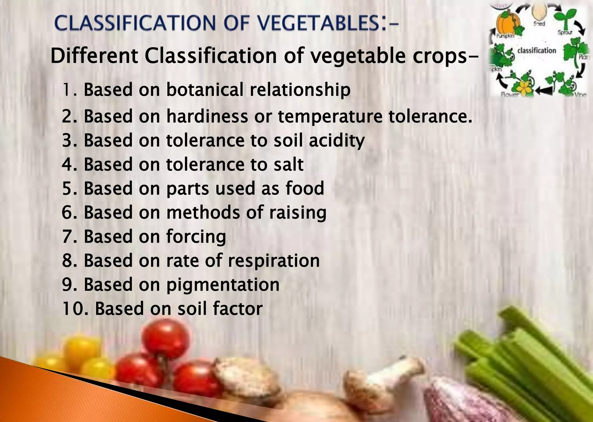 teksingh PPT classess .of vegetable | PPTX