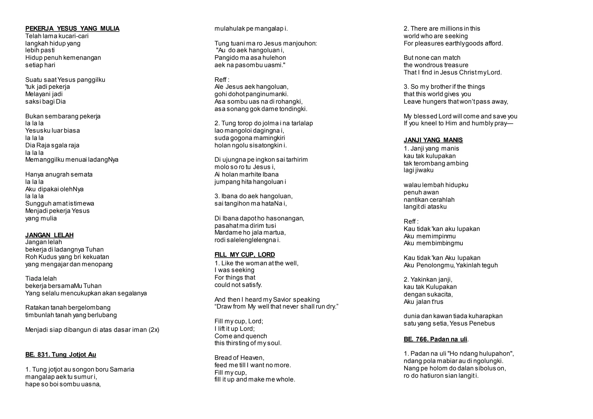 Teks koor asm bulan 8 | DOCX