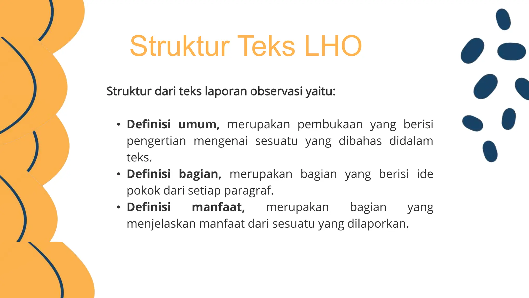 PRESENTASI MENGENAI TEKS LAPORAN HASIL OBSERVASI | PPTX