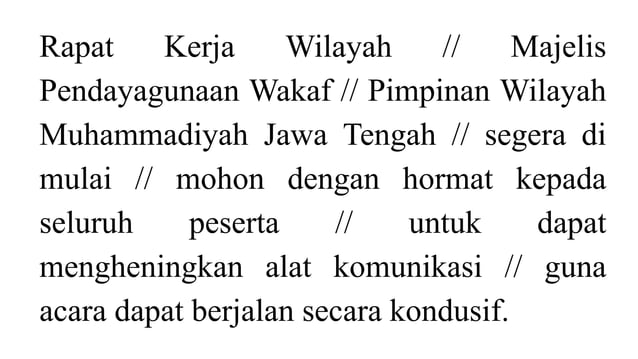 Teks MC menjadi MC yang baik di era kontemporer | PPT