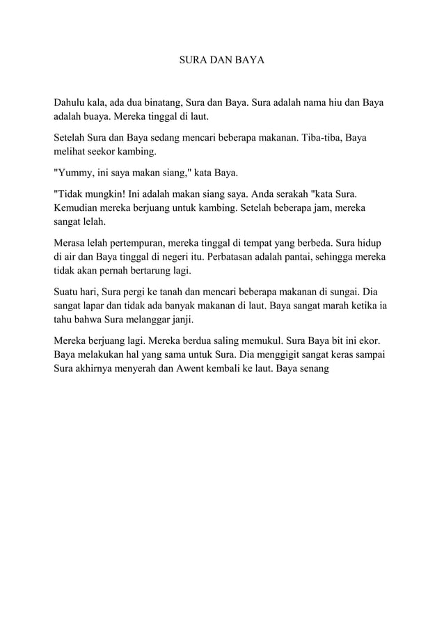 Teks narative | PDF