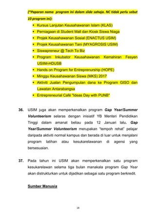 Teks nc amanat tahun 2017 | PDF