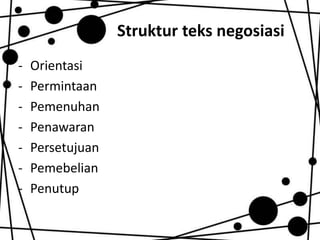Teks negosiasi | PPTX