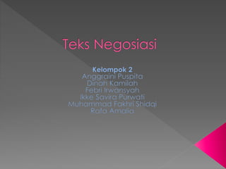Teks negosiasi | PPTX