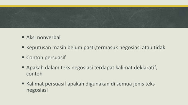 Bahasa Indonesia: Teks Negosiasi | PPTX