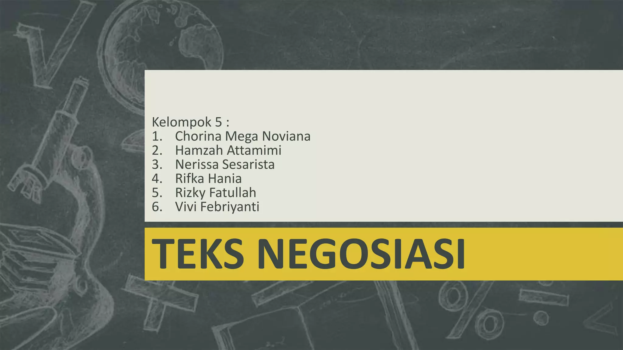 Teks negosiasi kelompok 5 | PPTX