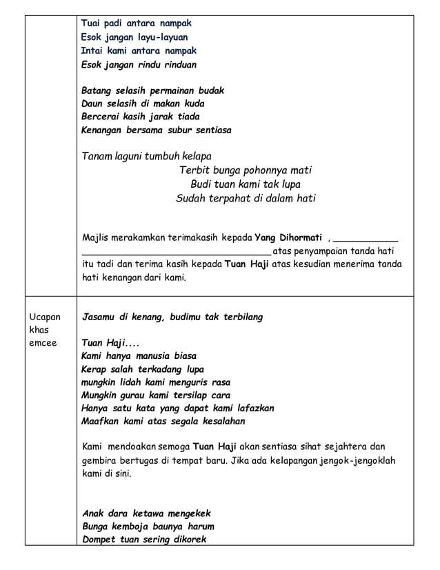 Teks Pengacaraan Majlis Perpisahan perpindahan.doc