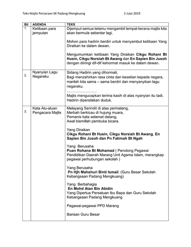 Teks Pengacara Majlis Persaraan 2 Julai 2019.docx