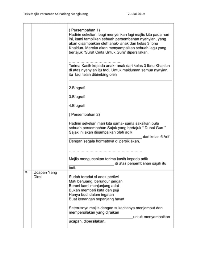 Teks Pengacara Majlis Persaraan 2 Julai 2019.docx
