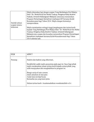 Teks perasmian | DOCX