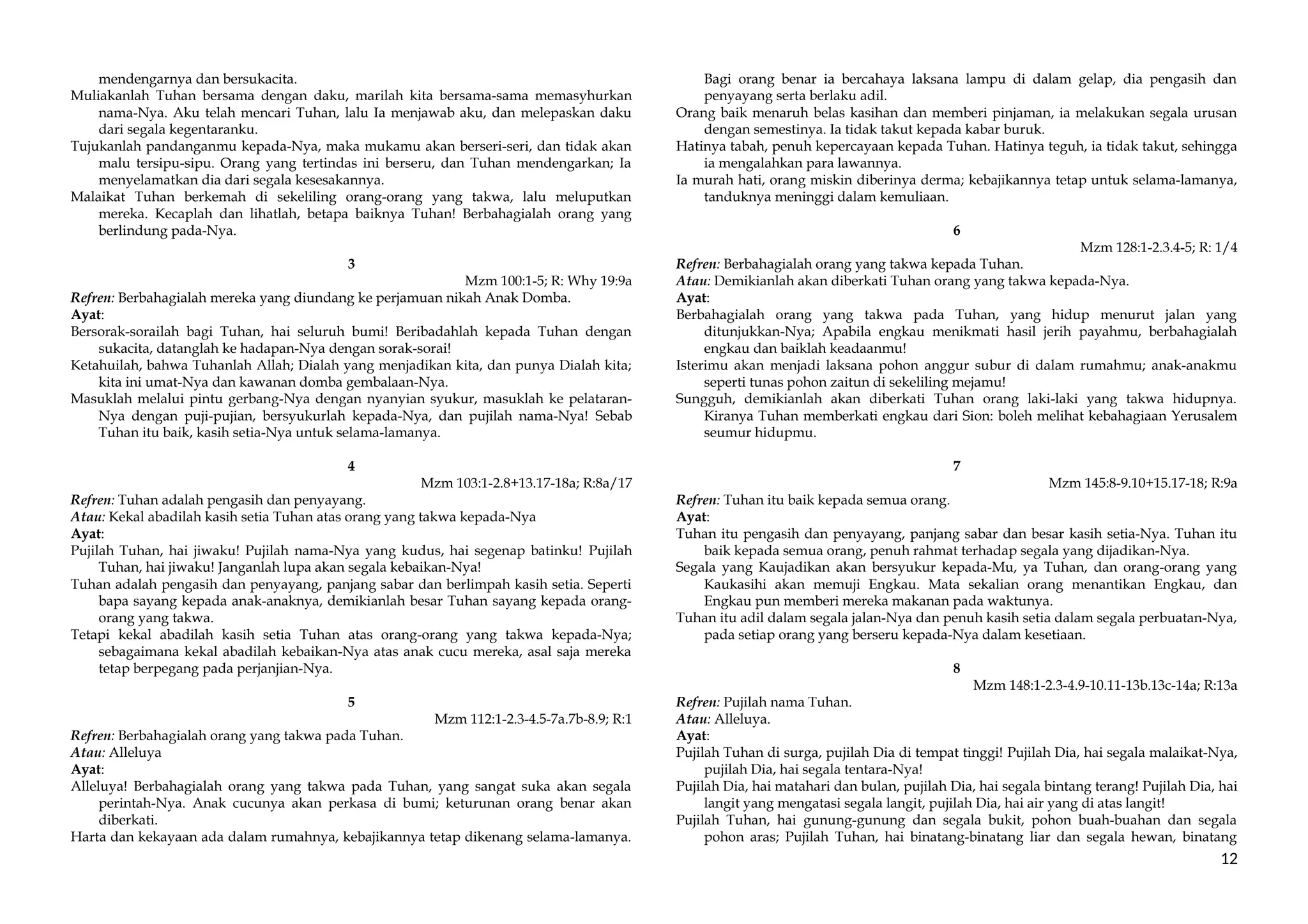 Teks Pernikahan Beda Agama di gereja ganjuran | DOC