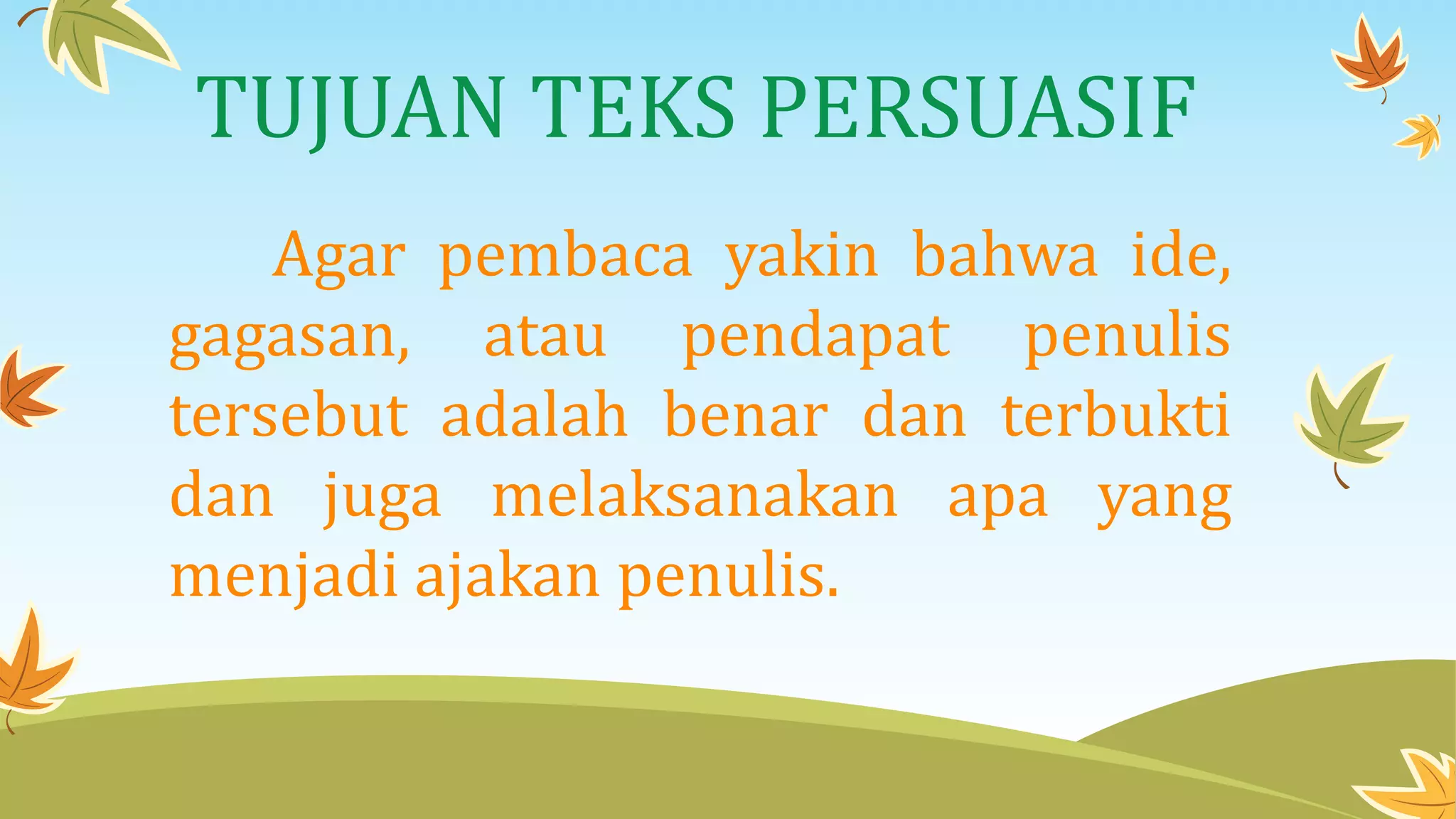 Teks Persuasif | PPTX