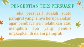 Teks Persuasif | PPTX