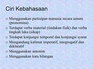 Teks prosedur kompleks | PPTX