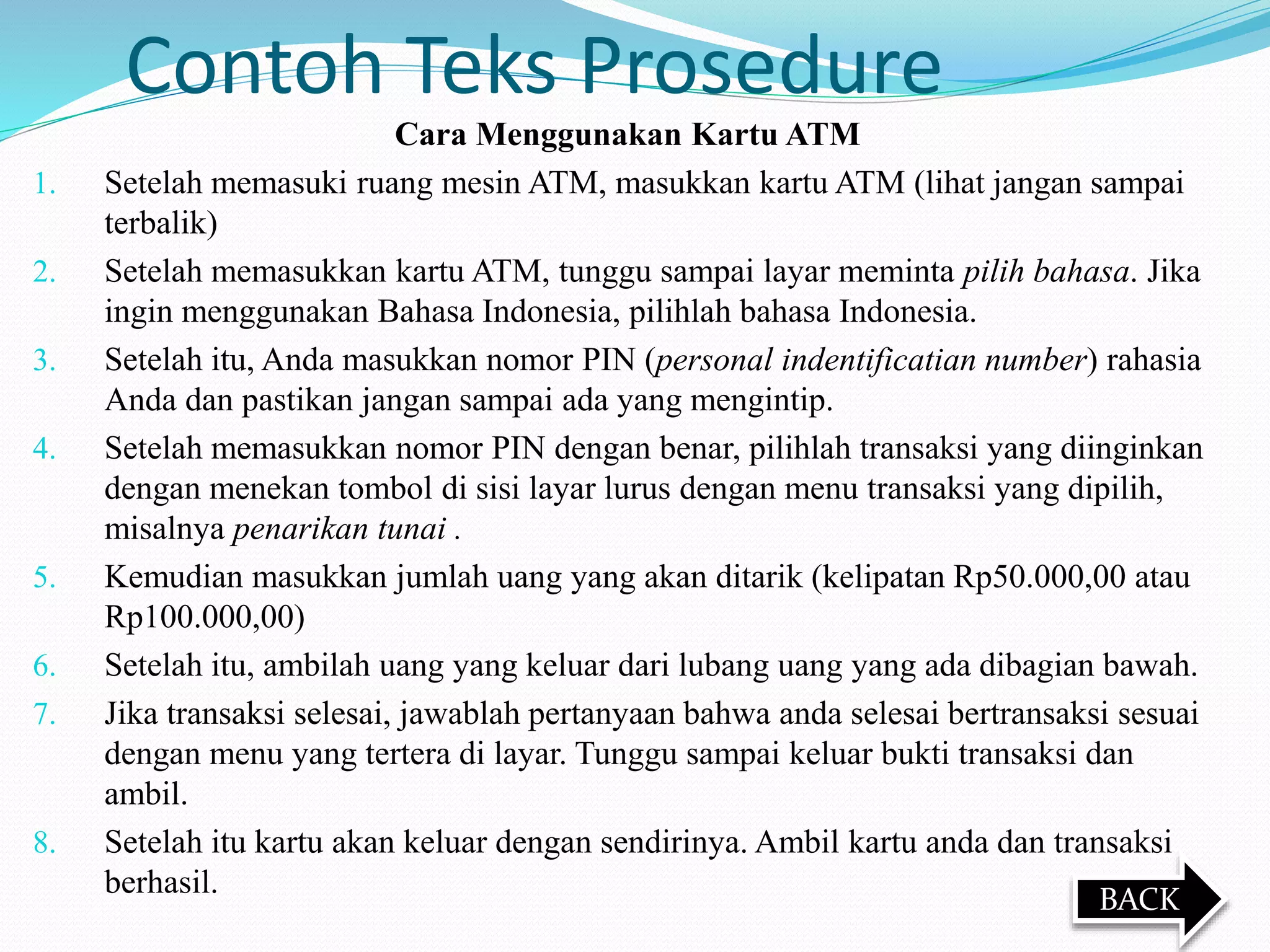 Teks Prosedur Komplek | PPTX
