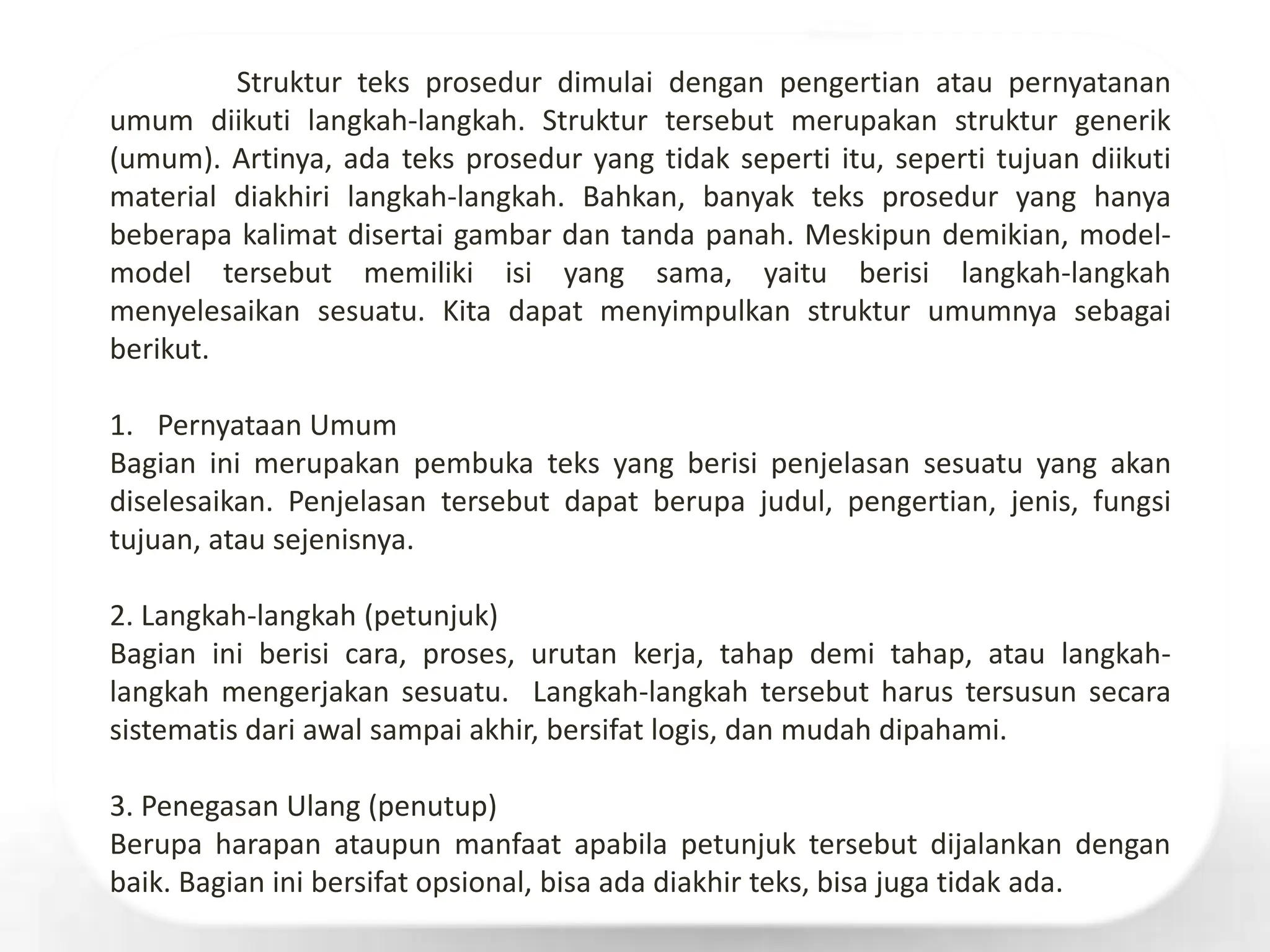 pengertian dan definisi Teks Prosedur kelas x | PPT