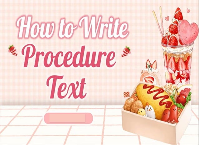 Materi Pembelajaran Procedure Text Kelas 11 | PDF