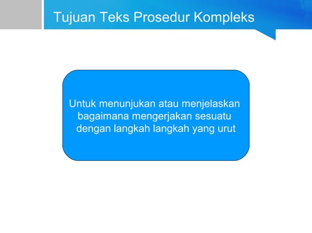 Teks prosedur kompleks | PPT