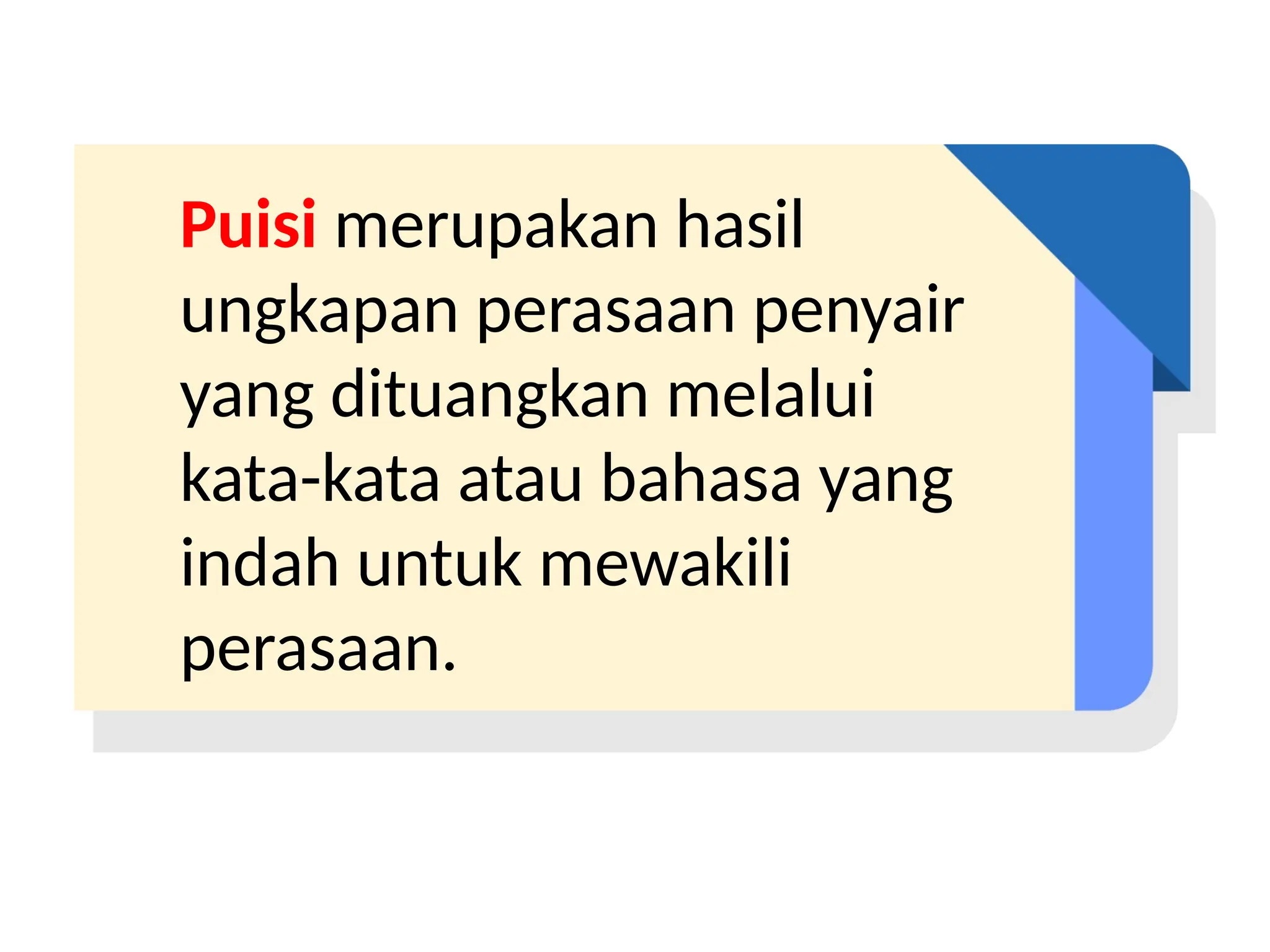 Teks Puisi.memahami pusisi, struktur puisi, definisi puisi, undur lahir ...