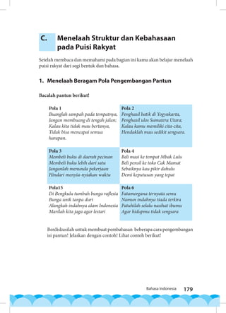 Teks puisi rakyat | PDF