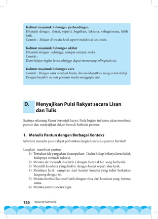 Teks puisi rakyat | PDF