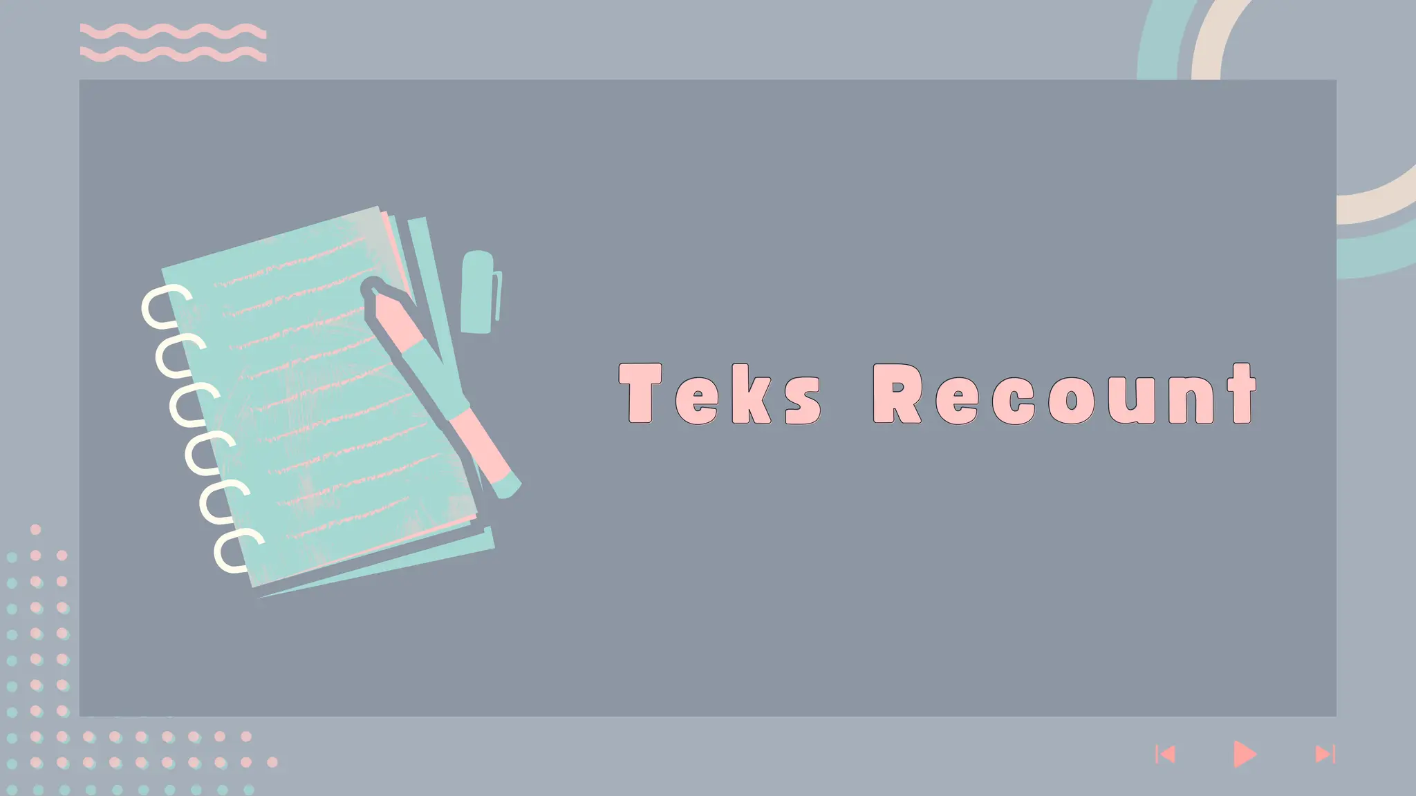 Teks Recount Presntatsi Pendidikan Abu Pink Pastel Memphis_20250922 ...