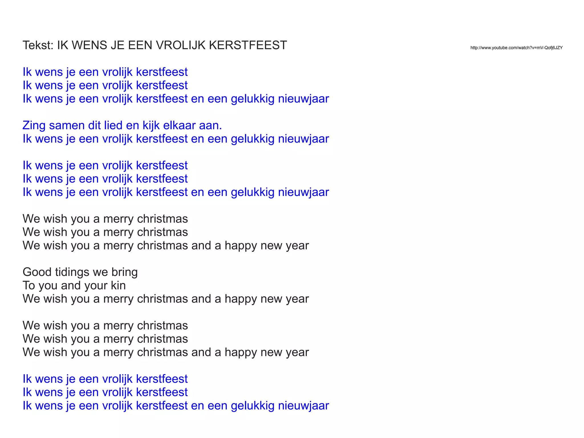 Tekst ik wens je een vrolijk kerstfeest | PPT