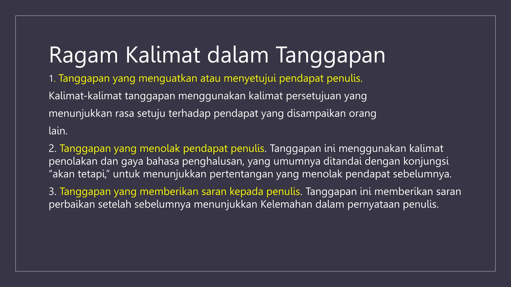 teks tanggapan.pptx teks tanggapan sebagai pembelajaran bahasa ...