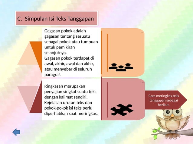 teks tanggapan.pptx dalam pembelajaran yang baik | PPTX