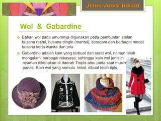 Tekstil dasar | PPTX