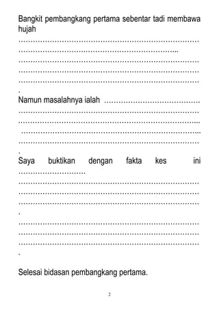 Teks timbalan perdana menteri | DOC