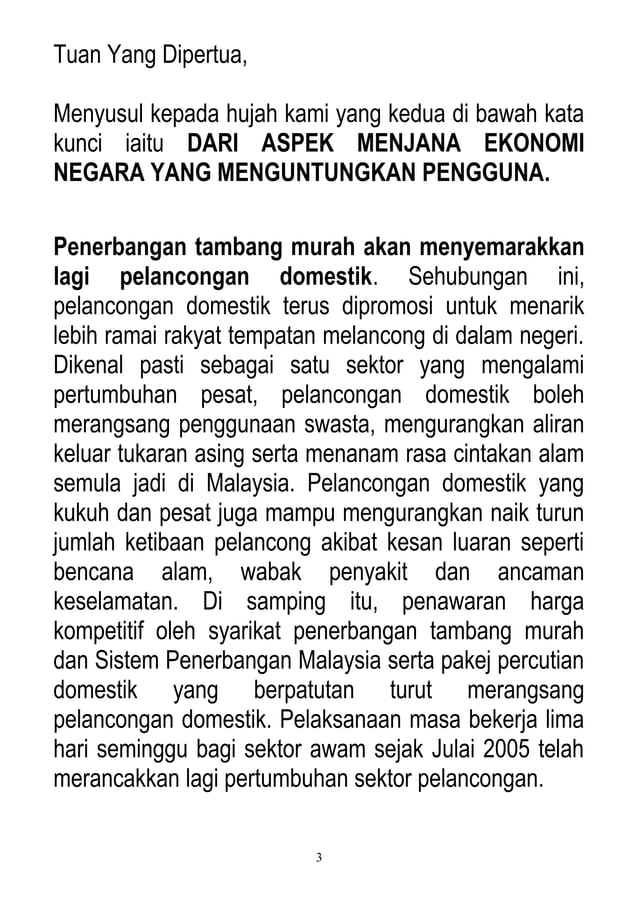 Teks timbalan perdana menteri | DOC