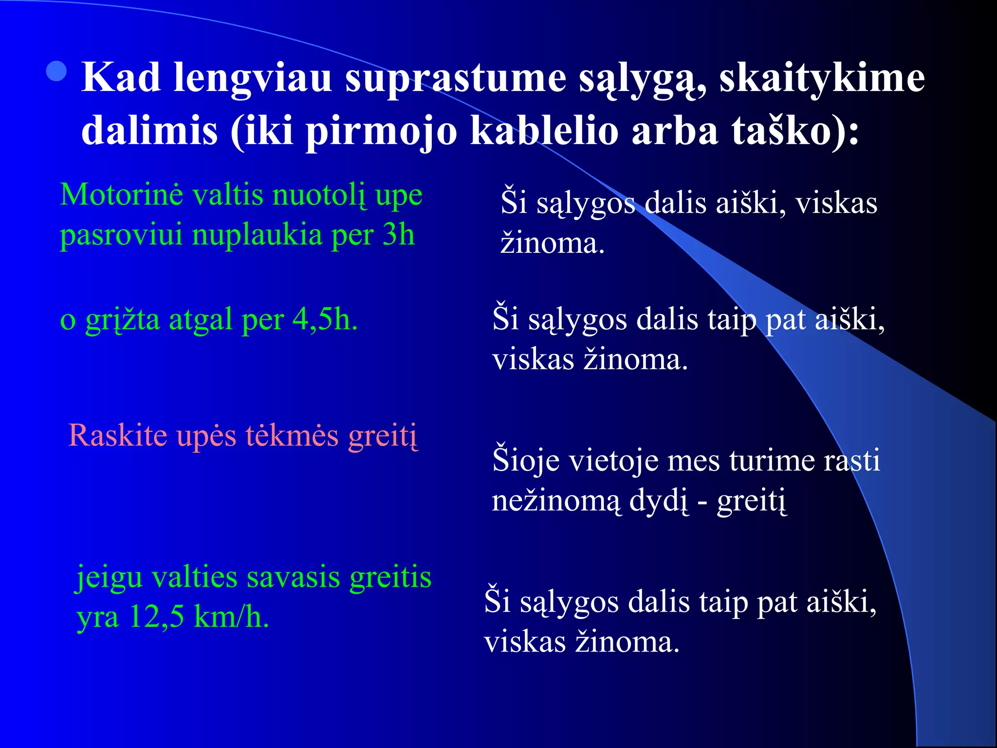 Tekstiniu uzdaviniu sprendimo_pradziamokslis | PPT